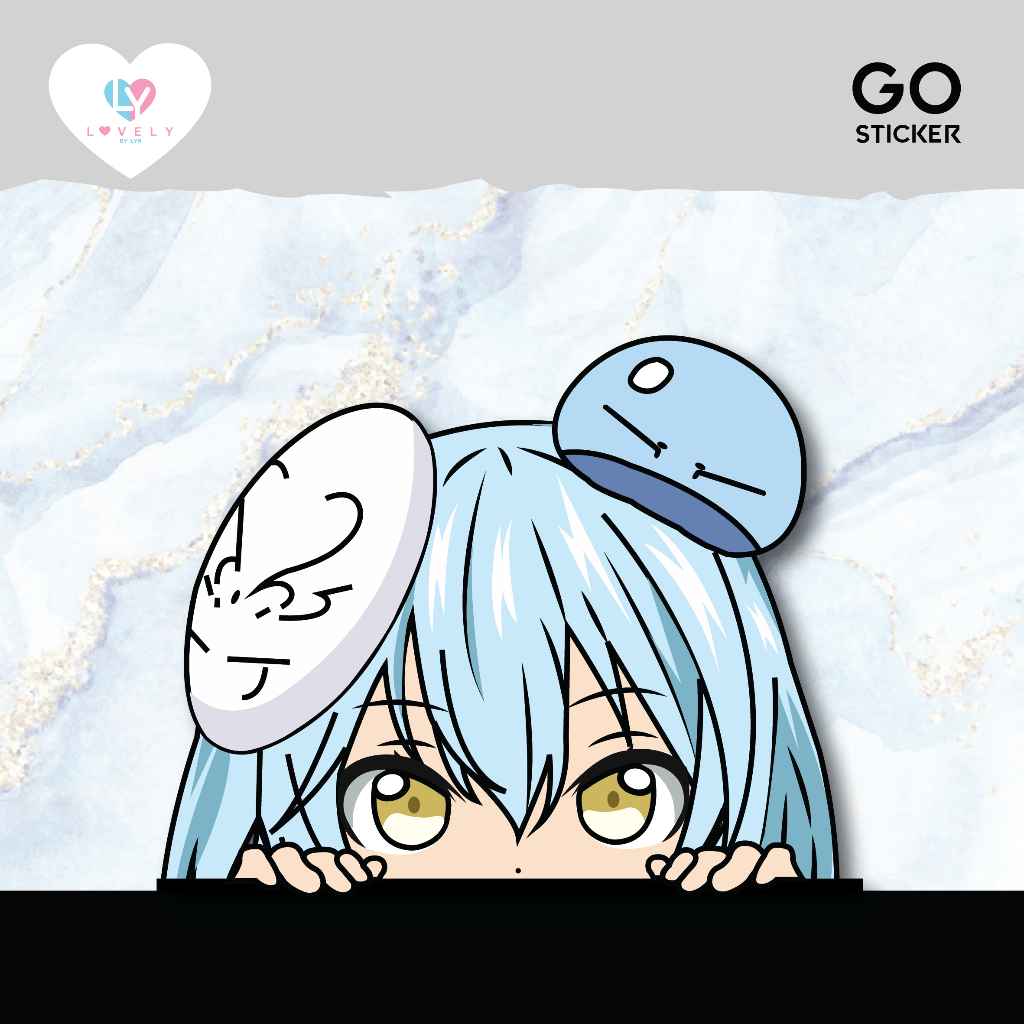 Jual Sticker Cutting Mobil Rimuru Diecut (Laptop,PC,Koper) | GO STICKER ...