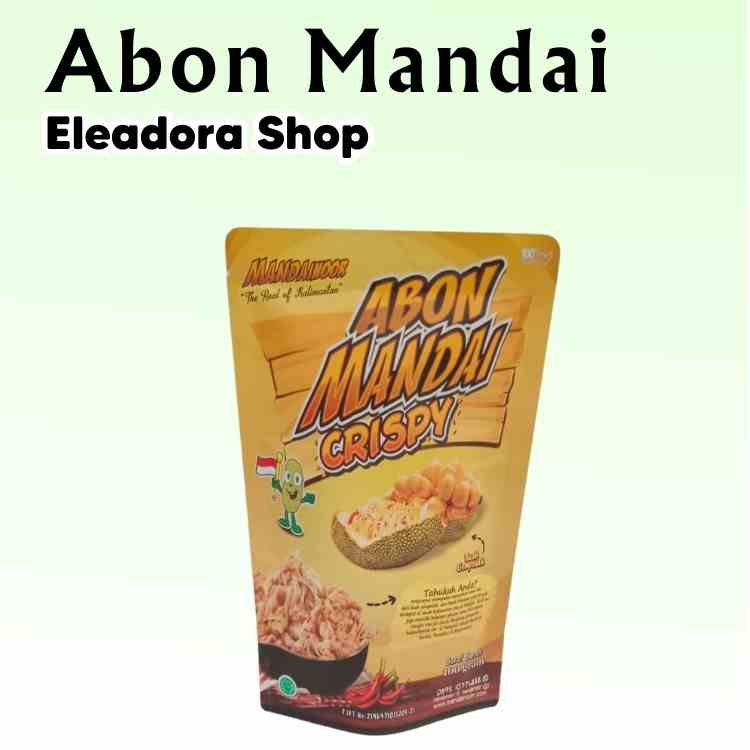 Jual Abon Mandai Crispy Noor - Kemasan Standing Pouch - Abon Kulit Buah ...