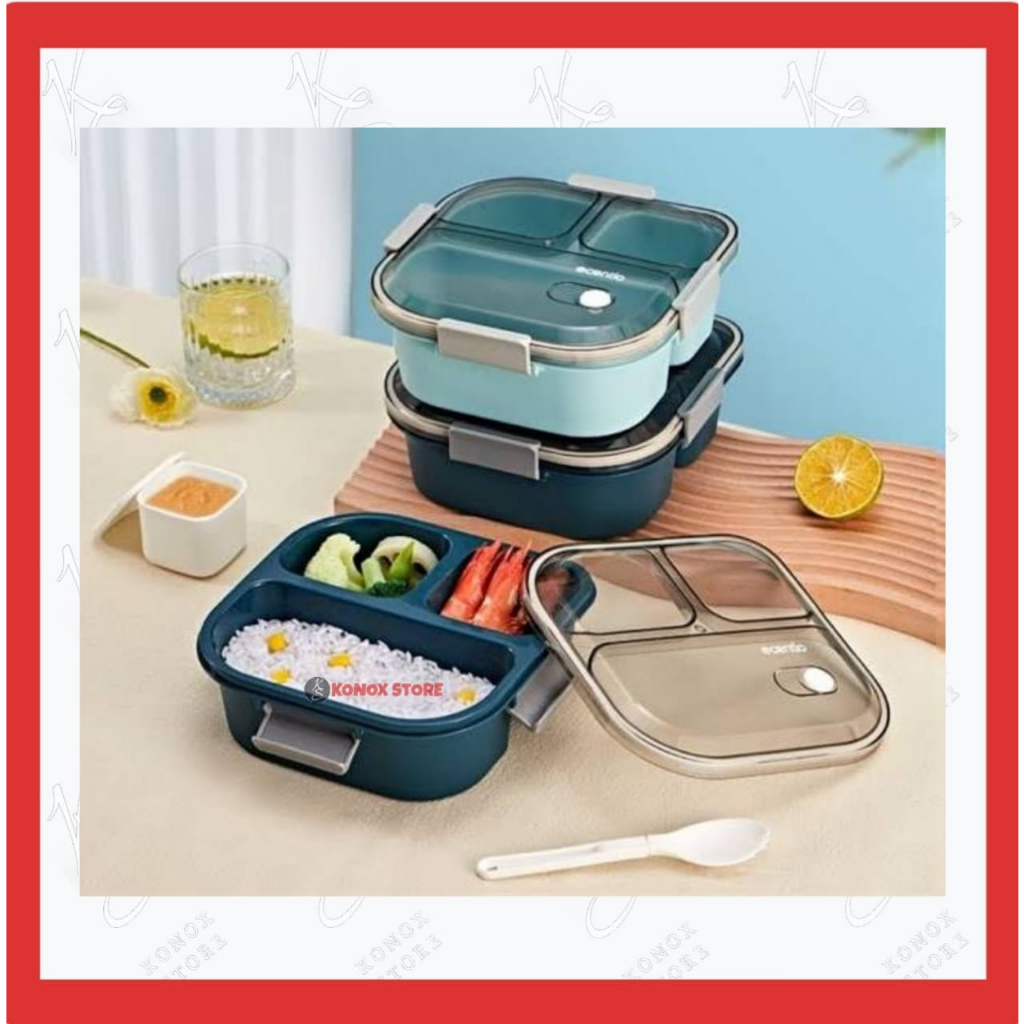 Jual KOTAK BEKAL / LUNCH BOX ANTI TUMPAH / KOTAK MAKAN WADAH BEKAL ...