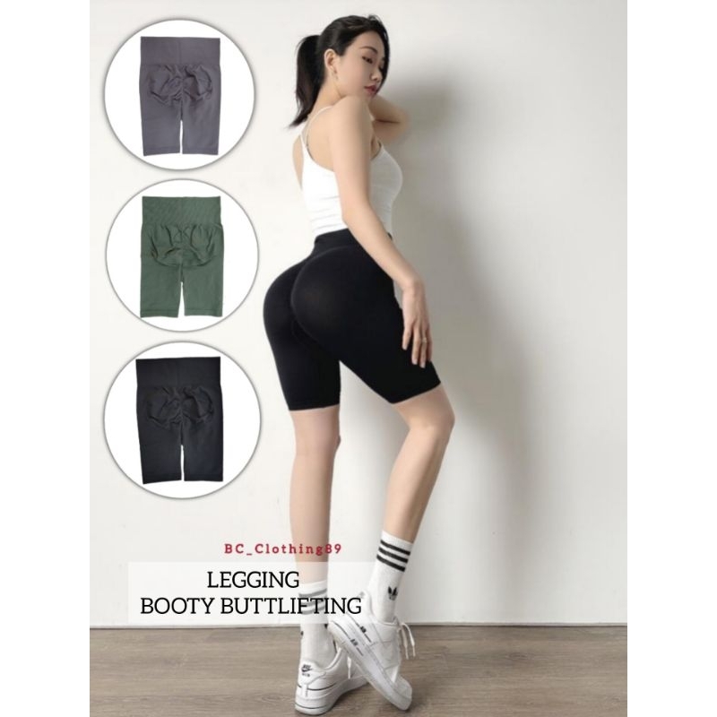 Jual Terbaru Legging Pendek Booty Buttlifting Wanita | Shopee Indonesia