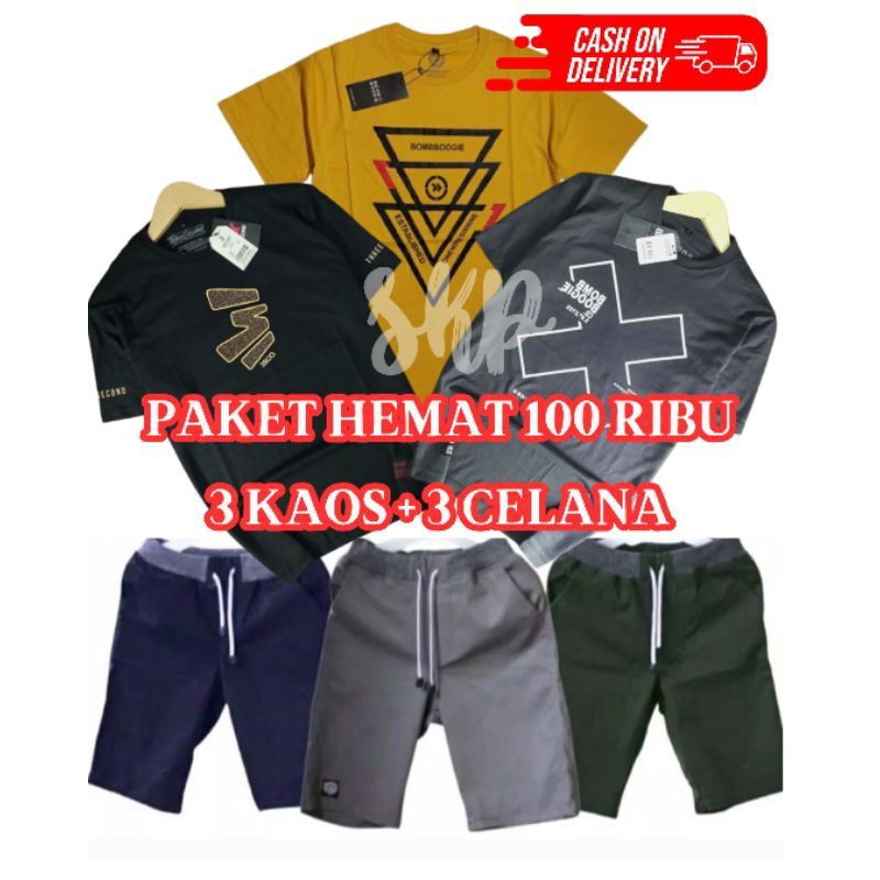Jual Paket Super Hemat ! 100rb dapat 3 Celana + 3 Kaos Distro Kekinian ... Jual Paket Super Hemat ! 100rb dapat 3 Celana + 3 Kaos Distro Kekinian ...