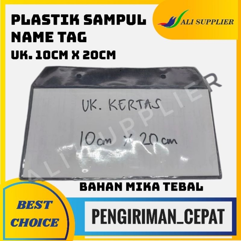 Jual PLASTIK NAMA ANGGOTA PANITIA / HANGTAG PLASTIK SAMPUL PLASTIK ...