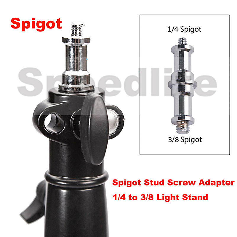 Jual Spigot Stud Screw Adapter Light Stand 1/4" to 3/8" | Shopee Indonesia