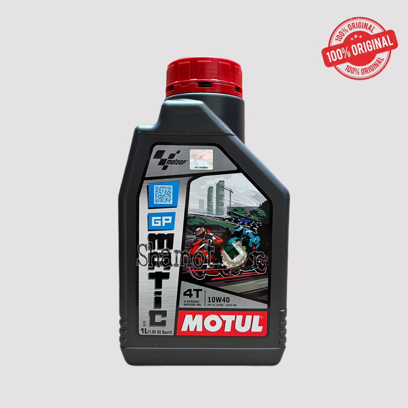 Jual Oli Motul GP Matic 10W-40 1 Liter Nmax Xmax Aerox Adv | Shopee Indonesia