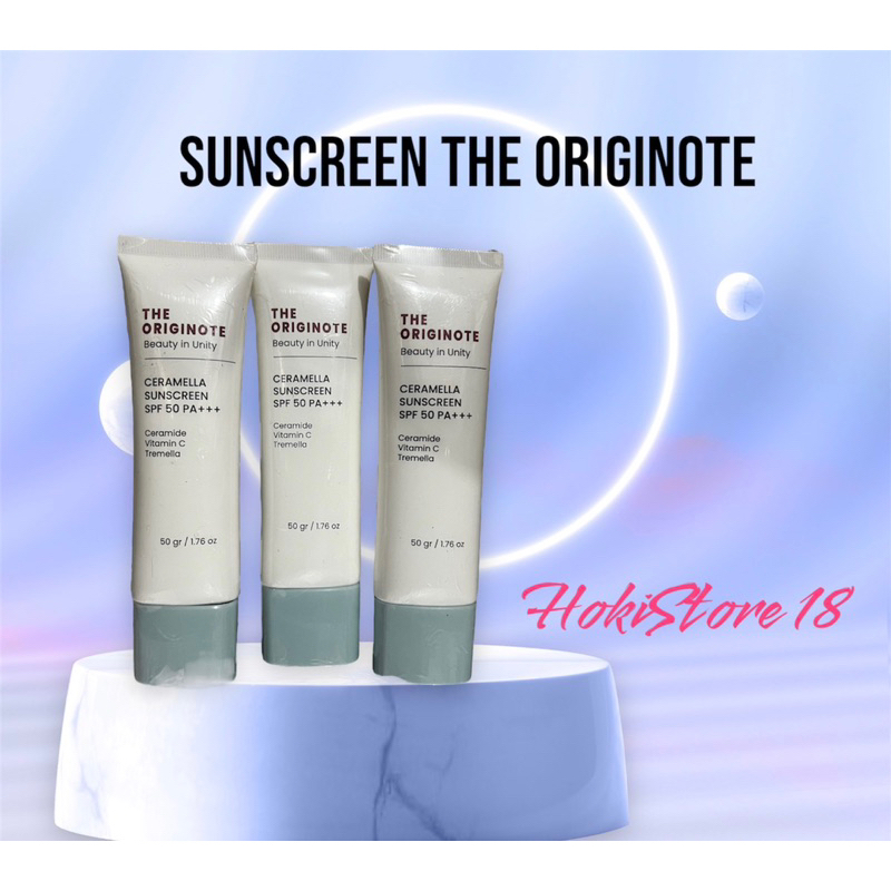Jual THE ORIGINOTE SUNSCREEN Ceramella suncreen spf 50 PA+++ | Shopee ...
