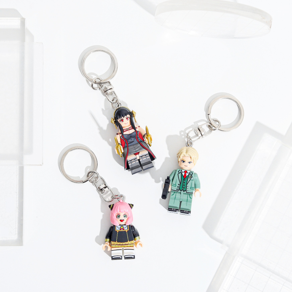 Jual Gantungan Kunci / Keychain dg Minifigure Spy X Family Anya Yor ...