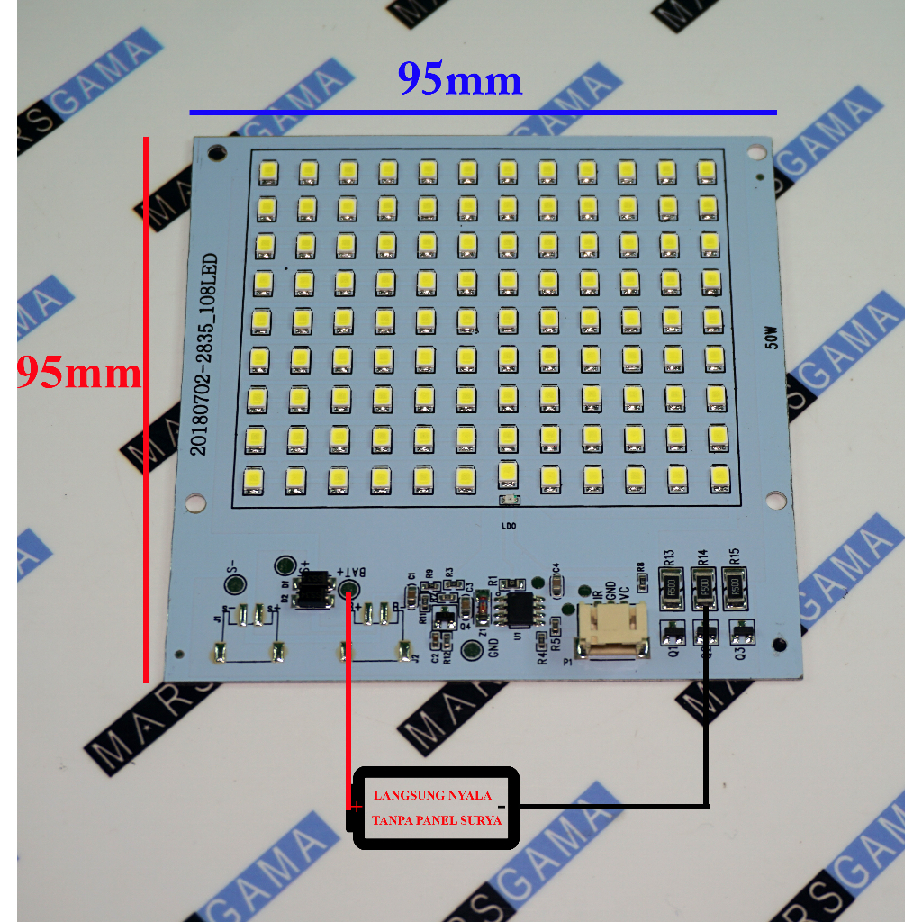 Jual Led SMD 2835 DIY lampu Solar Panel Surya Emegency 18650 | Shopee Indonesia
