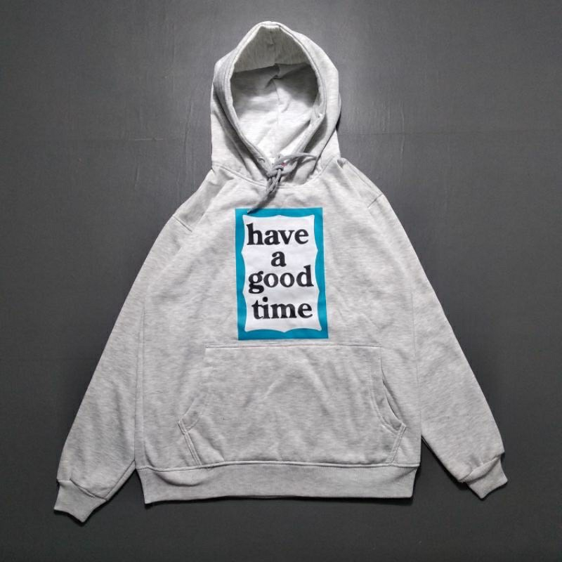 Jual Jaket Sweater Hoodie Grey Have A Good Time Premium List Blue ...