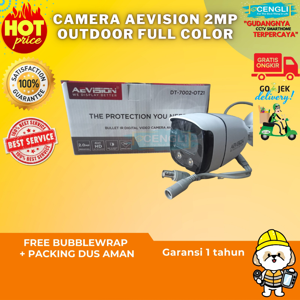 Jual Camera CCTV Outdoor Aevision AE DT7766 VU 2MP Colorfull Camera ...