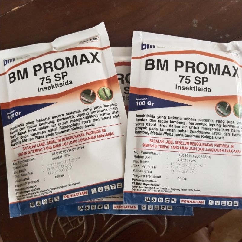 Jual BM PROMAX 75 SP insektisida 100 gram | Shopee Indonesia