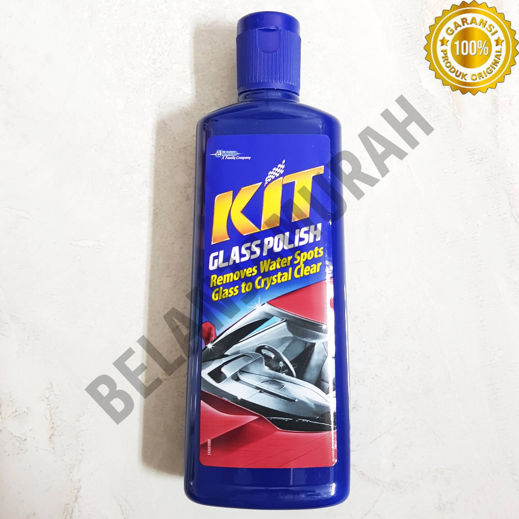 Jual Kit Glass Polish Cairan 170ml Pembersih Jamur Kerak Kaca Asli 100% ...
