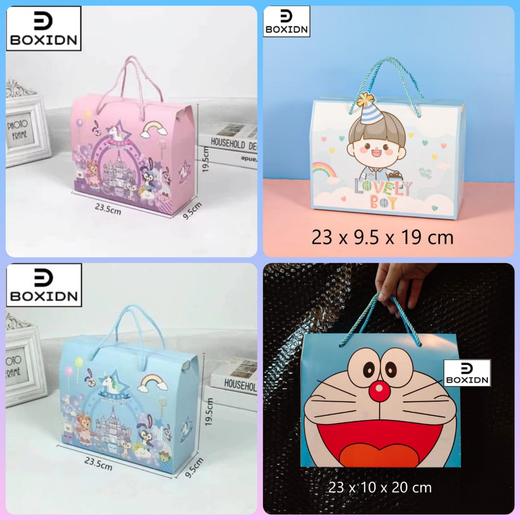 Jual Medium Large Box Souvenir Ulang Tahun Anak Goodie Bag Snack Ultah ...