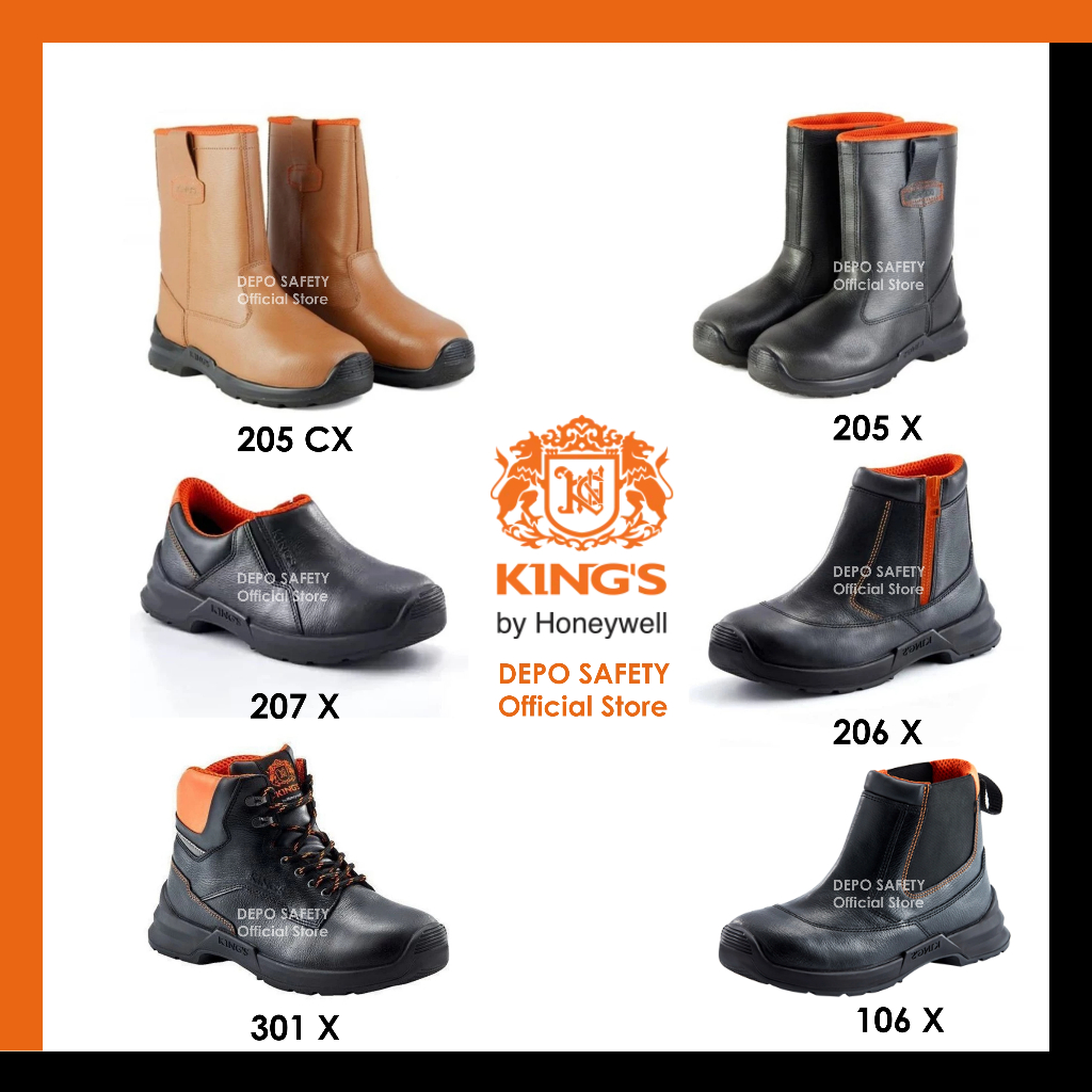 Jual Sepatu Safety King's Safety Shoes KING'S KWD 205 CX 205 X 106 X ...