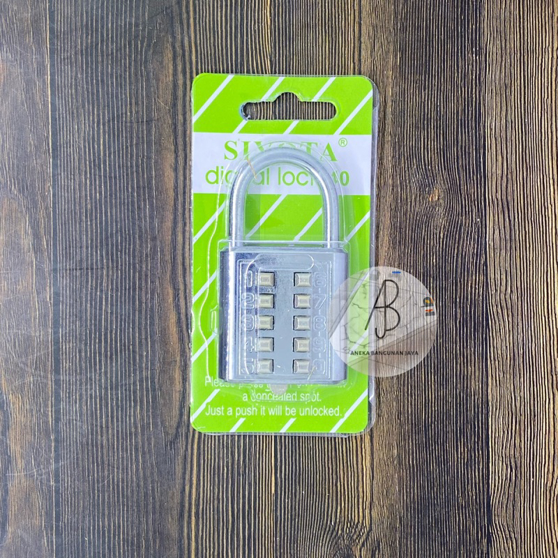 Jual Gembok DIGITAL 40mm MURAH / Gembok Pintu Angka DIGITAL 40mm ...