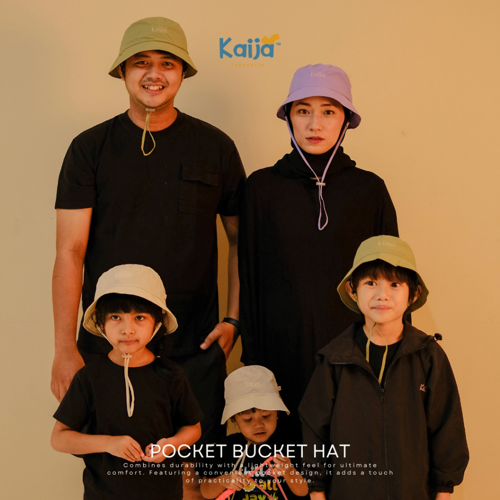 Jual POCKET HAT ADULT / Topi Bucket Hat Dewasa Pria Wanita by KAIJA ...