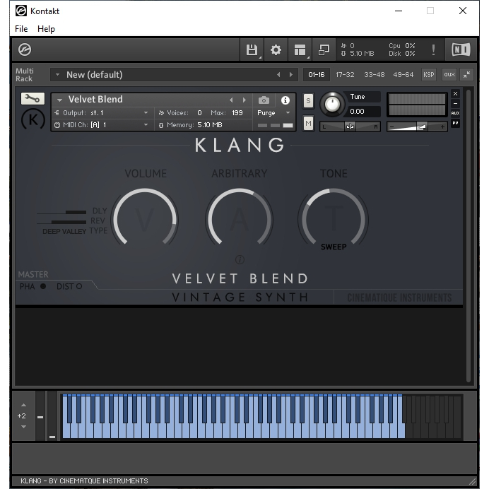 Jual Cinematique Instruments - KLANG VINTAGE SYNTH: Velvet Blend ...