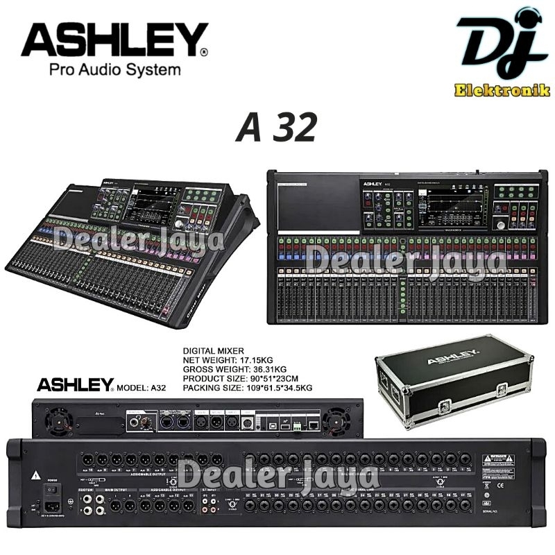 Jual Mixer Digital Ashley A 32 / A32 - 32 channel | Shopee Indonesia