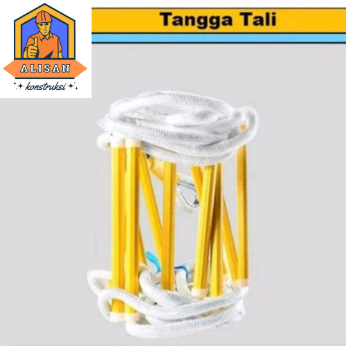 Jual TANGGA TALI KAPAL / TANGGA TALI DARURAT 10M 15M 20M 30M | Shopee ...