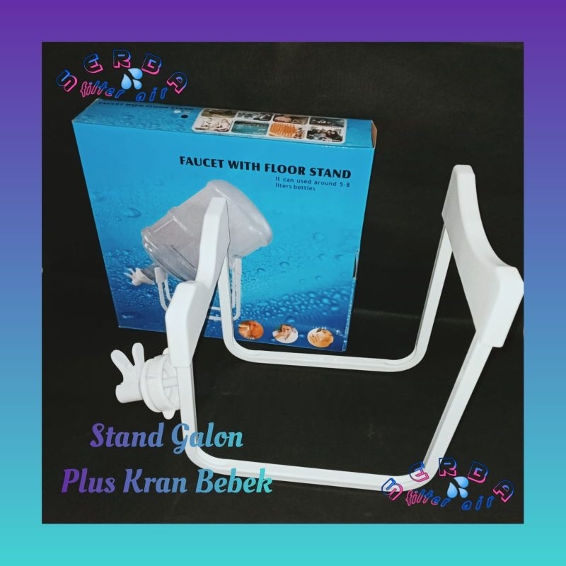 Jual STAND GALON/ TEMPAT GALON BERBAHAN STAINLES + KRAN | Shopee Indonesia