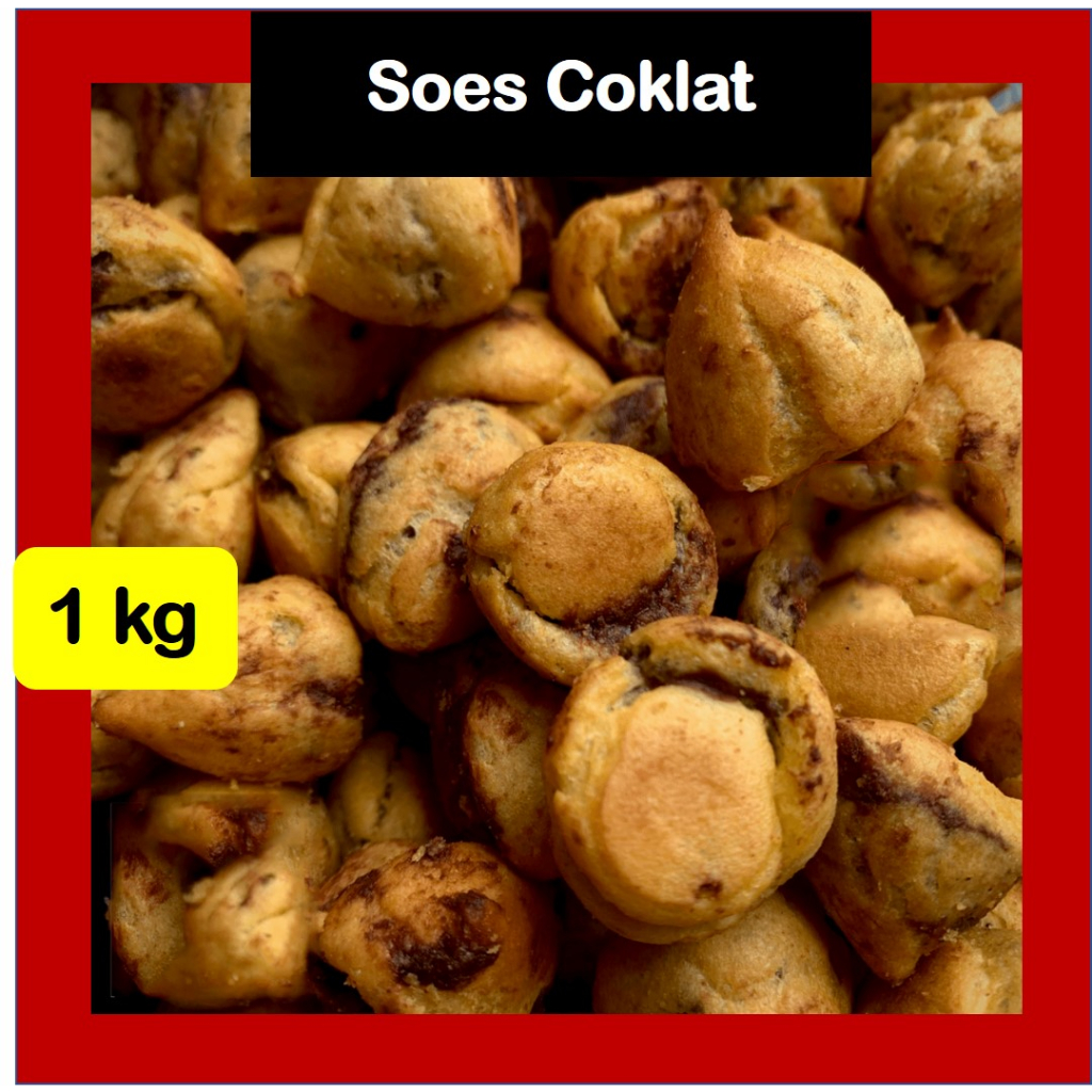 Jual Soes Coklat Kering 1 kg Snack Cemilan Kiloan Jajanan Murah Bandung ...