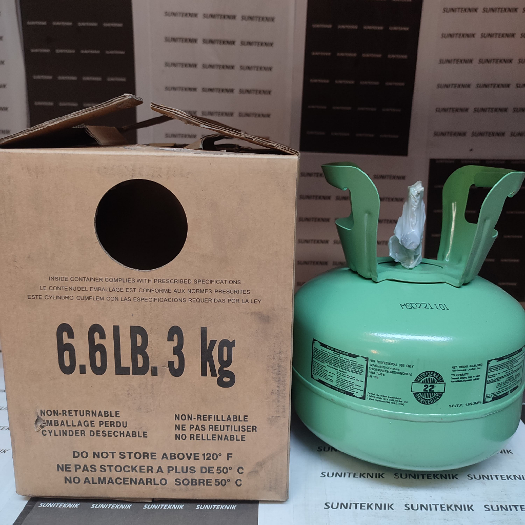 Jual FREON R22 3KG - FREON R 22 ISI BERSIH 3KG | Shopee Indonesia