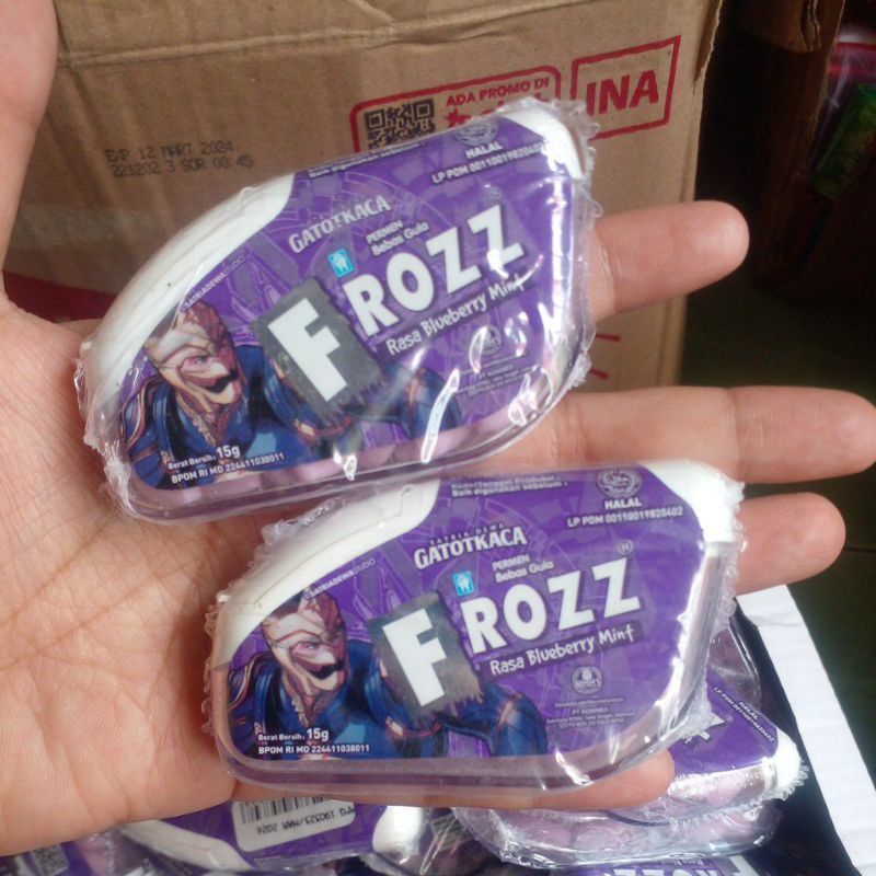 Jual permen frozz blueberri mint 15gr | Shopee Indonesia