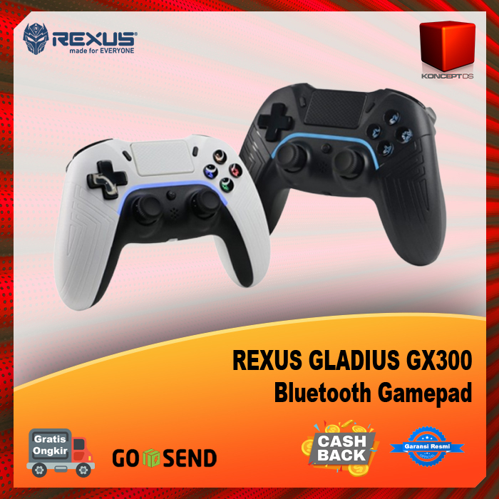 Jual REXUS GLADIUS GX300 Bluetooth Gamepad | Shopee Indonesia