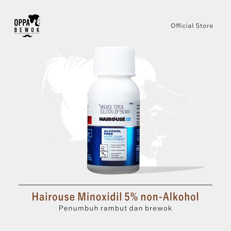 Jual Hairouse Minoxidil hair and bread treatment penumbuh brewok ...