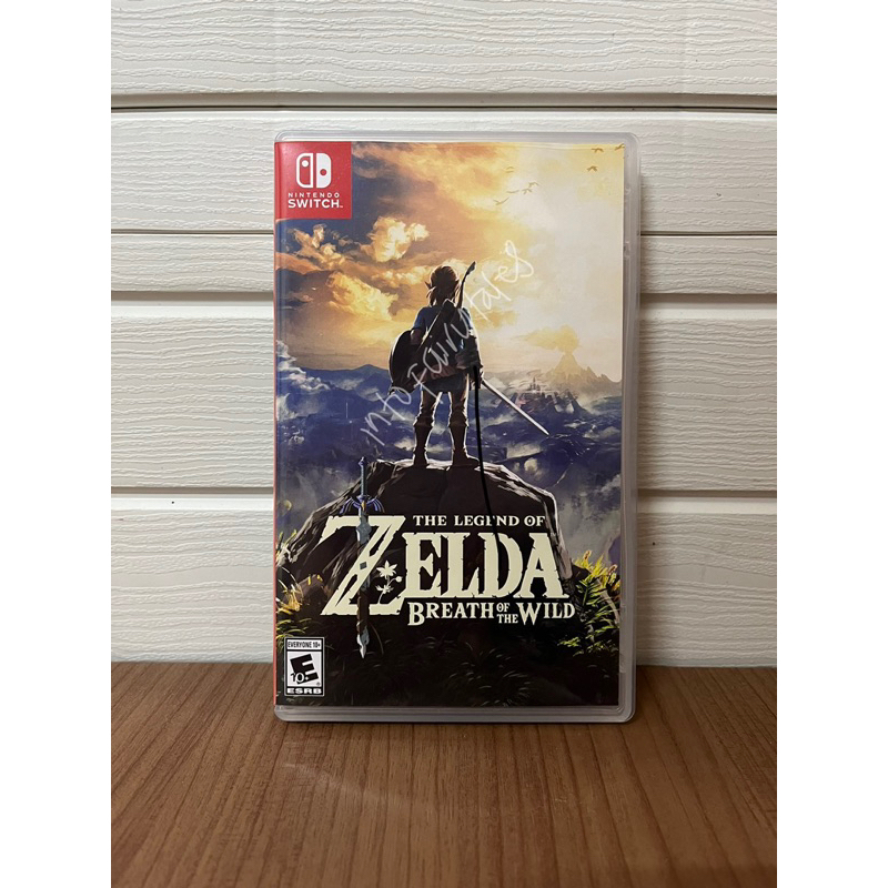 Jual nintendo switch game ZELDA BREATHE OF THE WILD BOTW + BOX (second ...