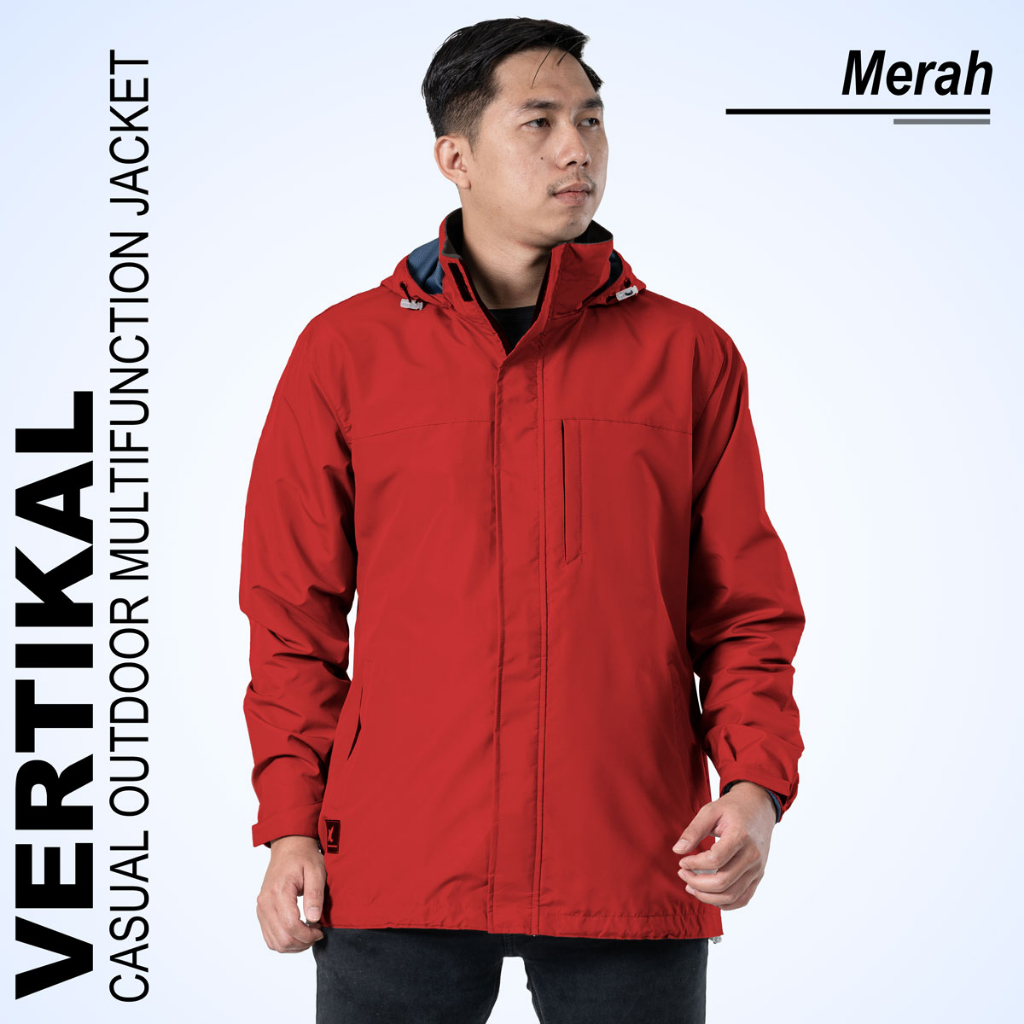 Jual JAKET VERTIKAL - JAKET ANTI AIR DAN TAHAN ANGIN - WATERPROOF AND WINDPROOF - JAKET CUSTOM ...