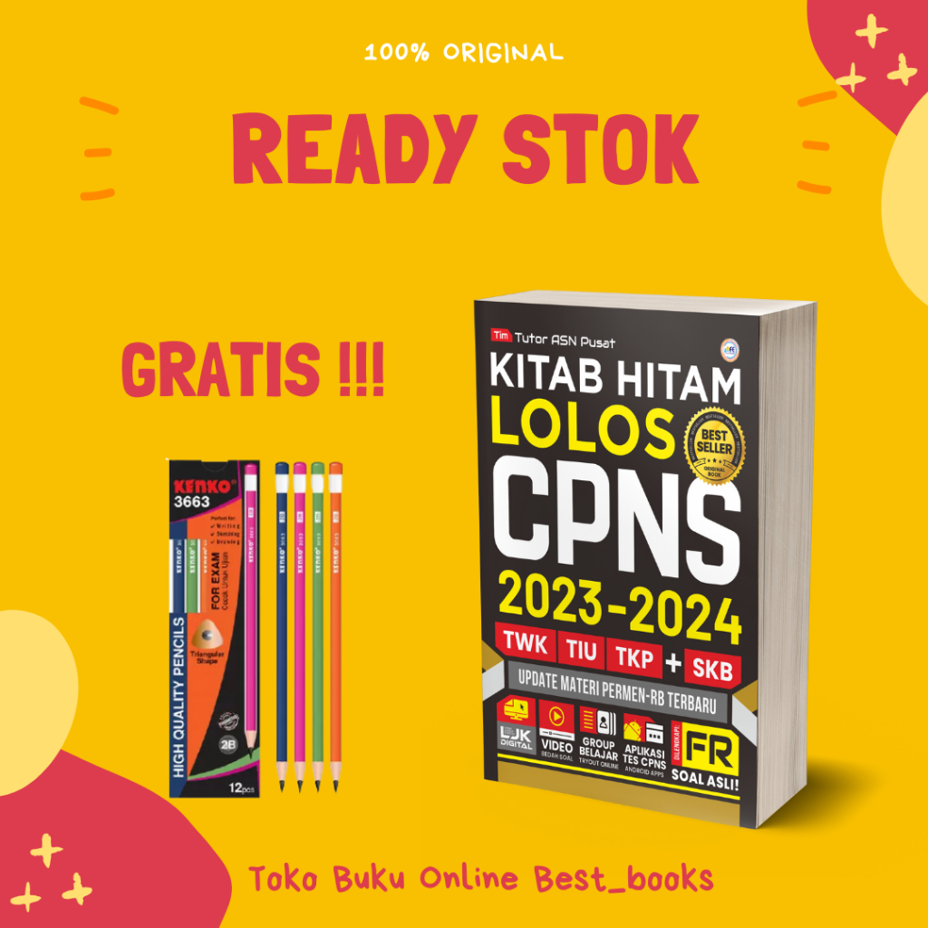 Jual BUKU KITAB HITAM LOLOS CPNS 2023-2024 / FORUM EDUKASI | Shopee ...