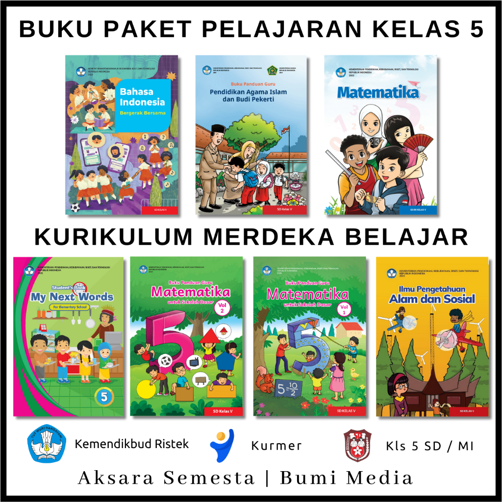 Jual Buku Siswa Kelas 5 V SD MI Kurikulum Merdeka Kurmer Kumer Mapel Mata Pelajaran Bahasa ...
