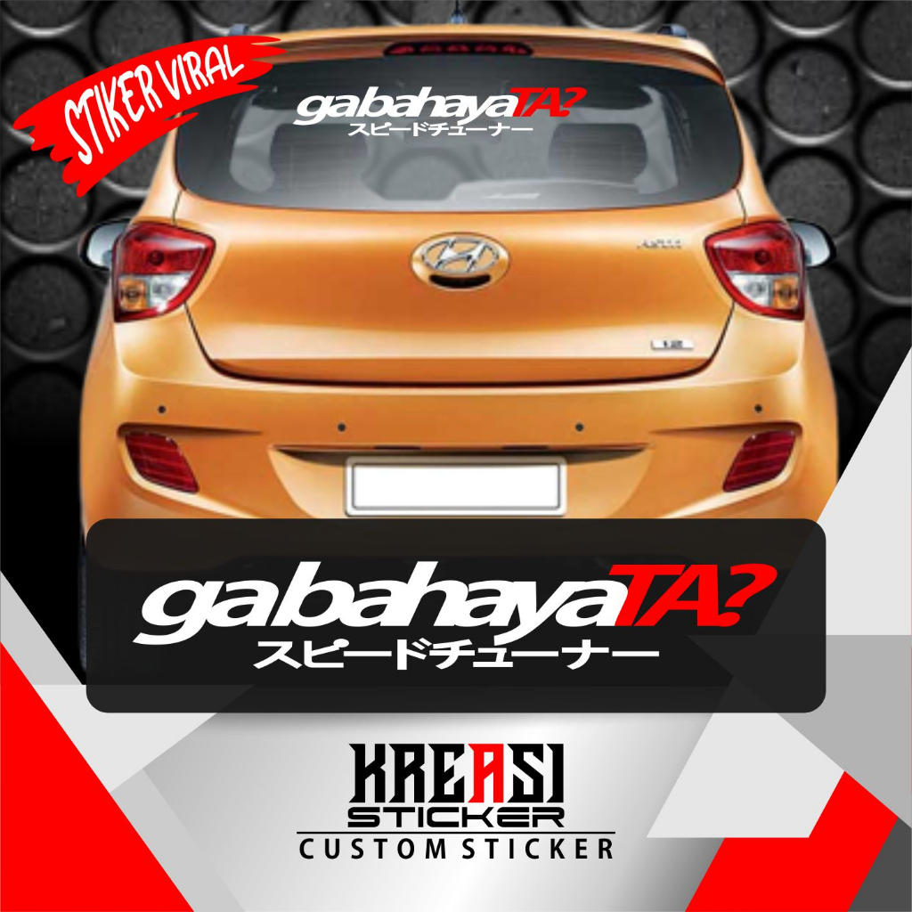 Jual STIKER MOBIL GA BAHAYA TA | Shopee Indonesia