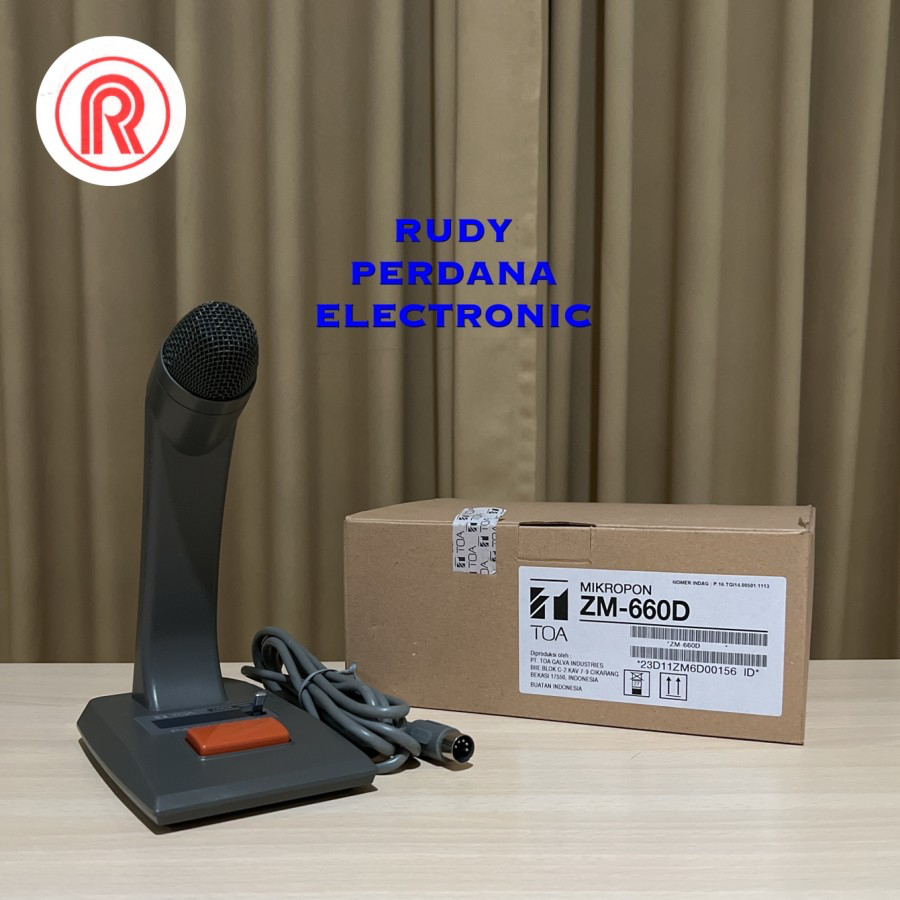 Jual MICROPHONE PAGING DESKTOP MIC MIK MEJA PANGGILAN TOA ZM-660D DIN PLUG | Shopee Indonesia