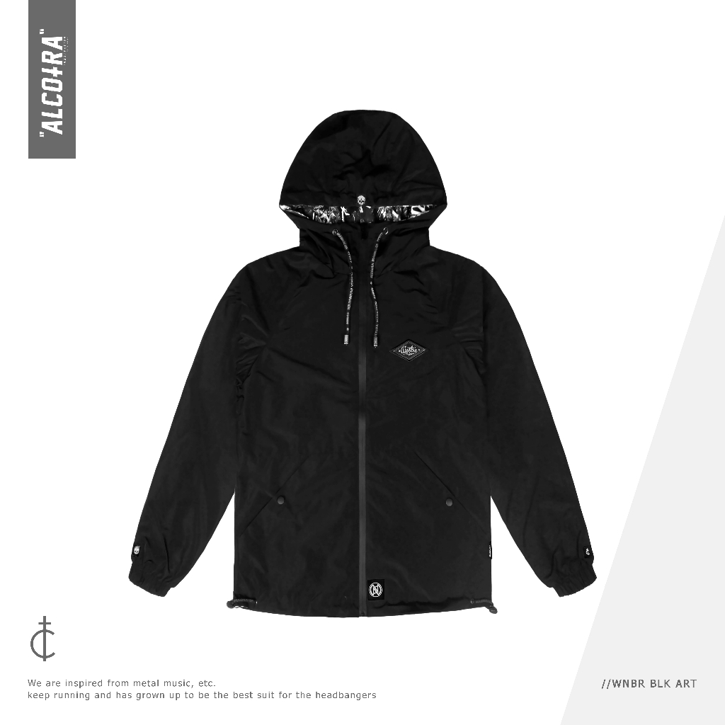 Jual WNBR BLK ART // WINDBREAKER BLACK ART // WINDBREAKER ALCOTRA ...