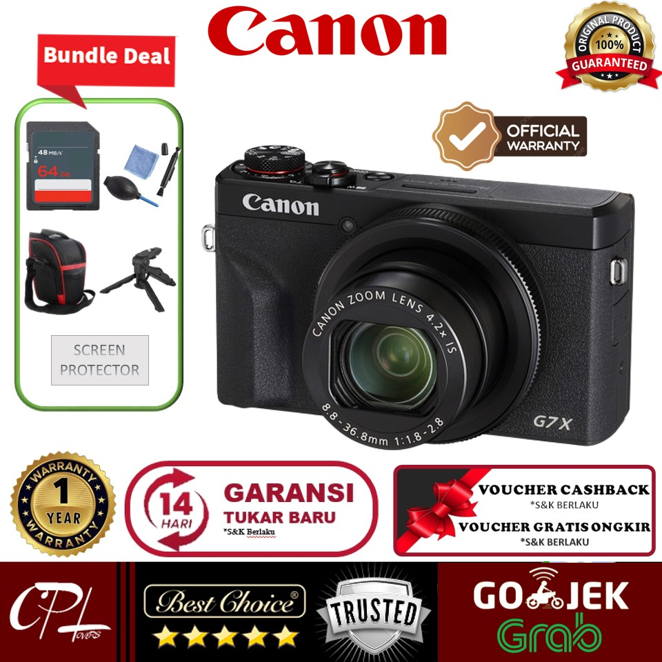 Jual Canon PowerShot G7 X Mark III Digital Camera - GARANSI RESMI | Shopee Indonesia