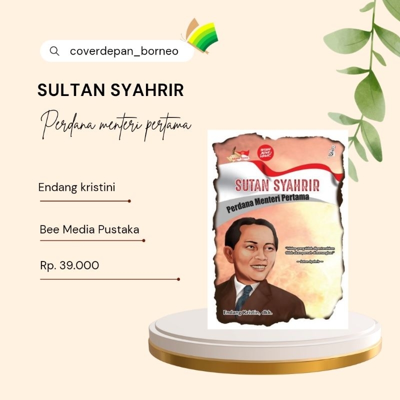 Jual BUKU SULTAN SYAHRIR PERDANA MENTERI PERTAMA | Shopee Indonesia