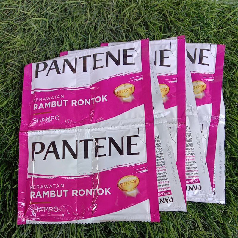 Jual Shampoo Pantene Pink Renceng Perawatan Rambut Rontok 12 sachet ...