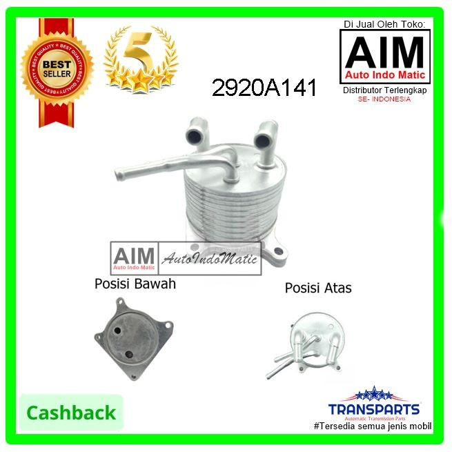 Jual Oil Cooler Matic Cvt Mitsubish Airtrek Outlander 4 Pipa 2920A141 ...