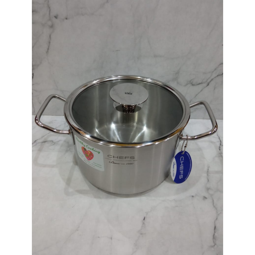 Jual Bima Chefs Sauce Pot 20cm 4Liter 3-Ply Stainless Steel 304 Panci ...