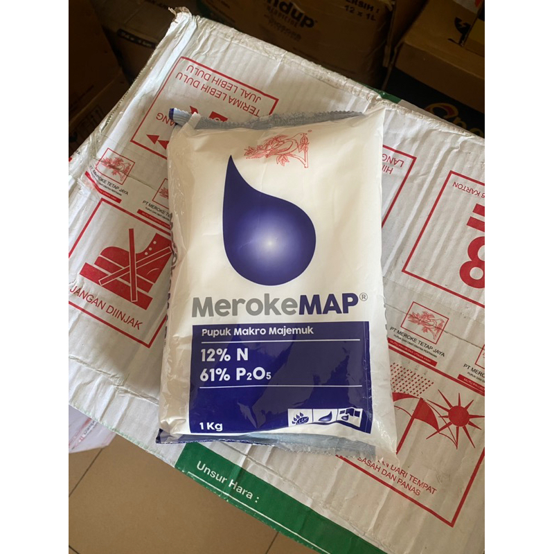 Jual Pupuk MAP 1kg Meroke Pupuk Makro Majemuk N dan P | Shopee Indonesia