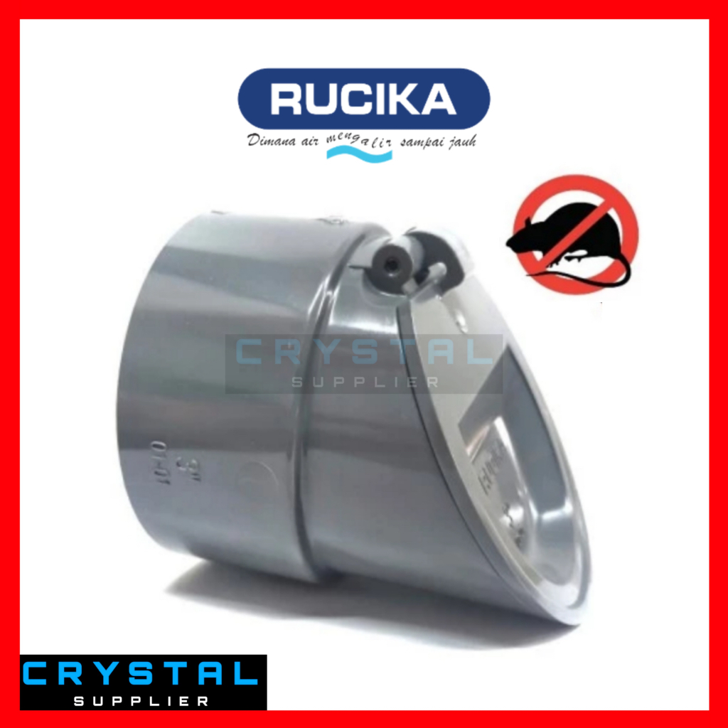 Jual BACKFLOW VALVE RUCIKA 4" LBFA Special Fitting Back Flow Klep Anti ...