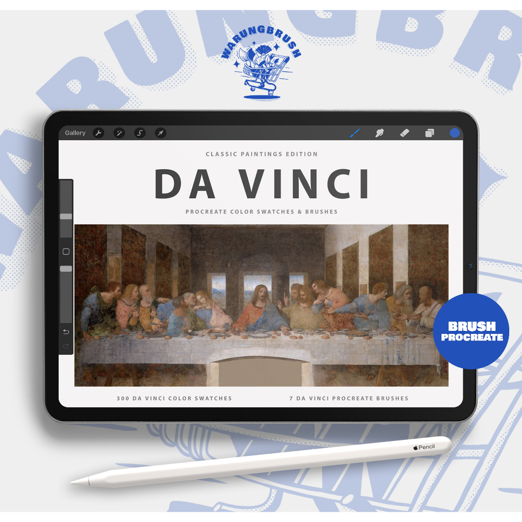 Jual Leonardo da Vinci Procreate Brushes BP00175 | Shopee Indonesia