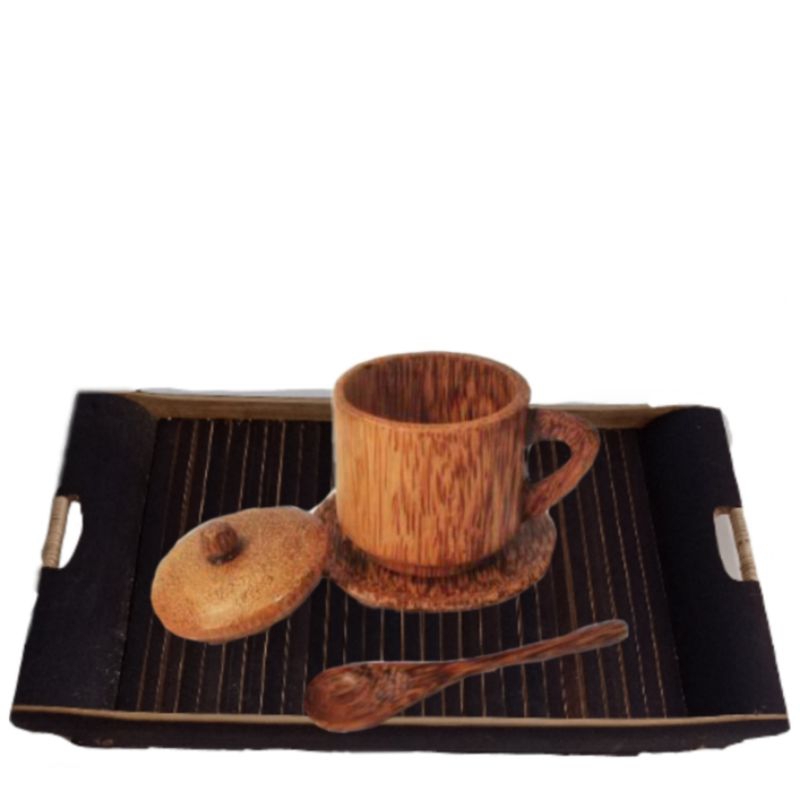 Jual Nampan Bambu Baki Bambu Tray Bambu warna Alami Bambu Hitam ...
