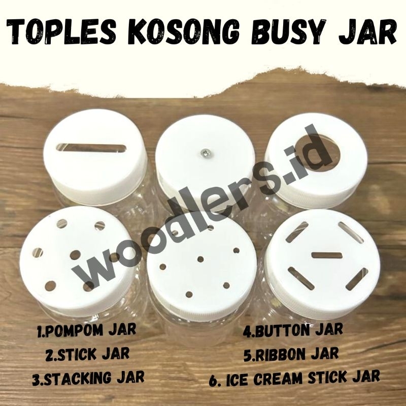 Jual Toples Busy Jar Bulat Montessori tanpa isi (Kosong) | Shopee Indonesia