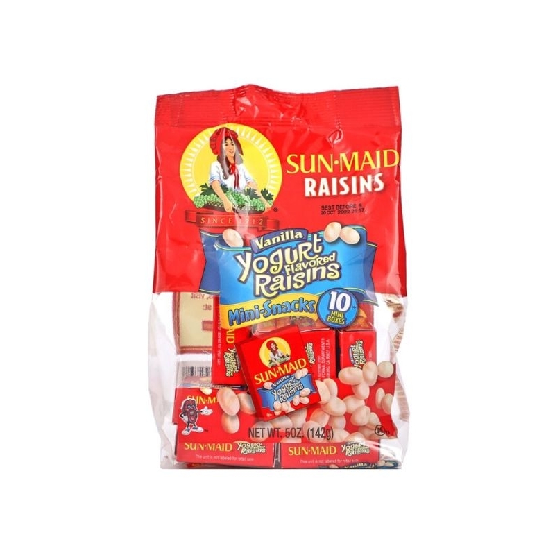 Jual Sun-Maid Yogurt Flavored Raisins Mini-Snacks Vanilla 10 Mini-Boxes ...