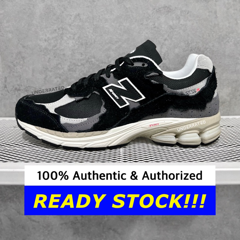 Jual New Balance 2002R Protection Pack Black Grey M2002RDJ (100% ...