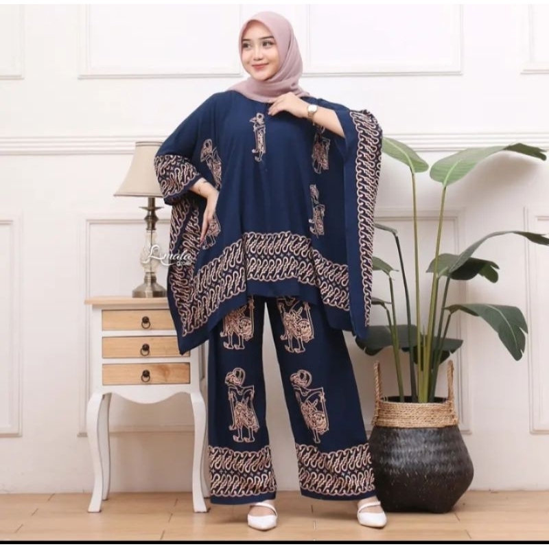 Jual One Set Lowo Wayang Rayon Premium ONE SET LOWO WAYANG/ DAILY ONE ...