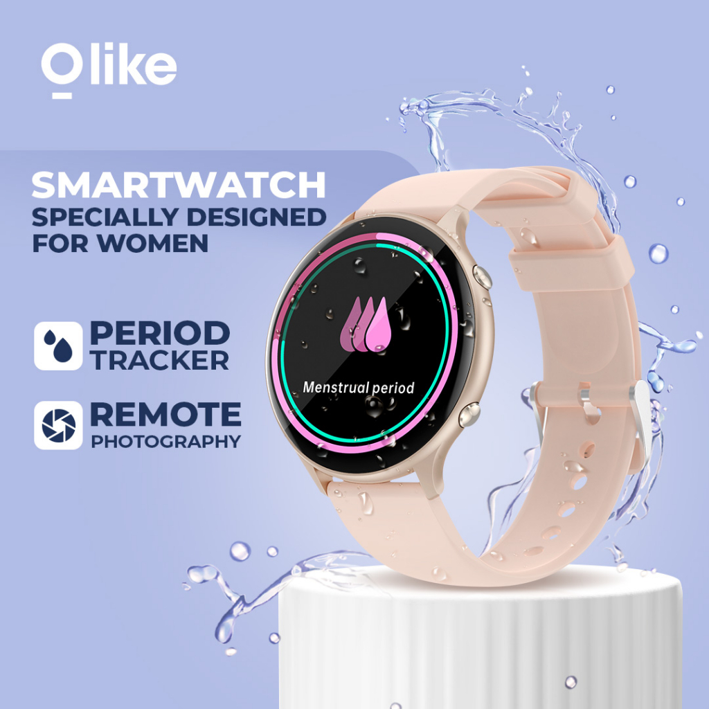 Jual OLIKE SMARTWATCH CUSTOM WATCH FACE TOUCH WATERPROOF HEALTH SPORT ...