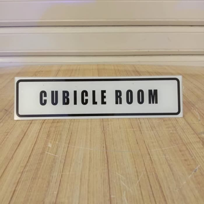 Jual Sign Akrilik Engineering Room Ukuran 5X20CM Akrilik Cubicle Room ...